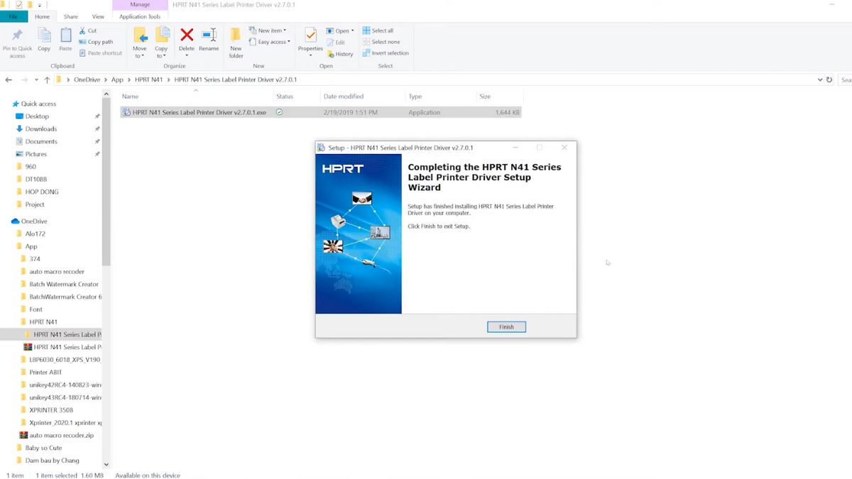 Hướng dẫn cài đặt máy in HPRT N41 chi tiết và dễ hiểu